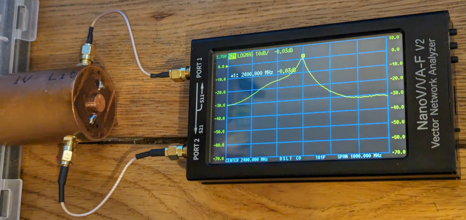 2.4GHz Cavity Filter – rozenek.com